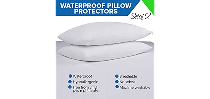 Waterproof Pillow Protectors and Pillowcases - Pillow Click